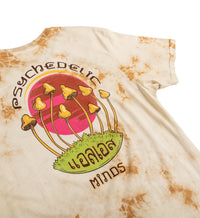 Psychedelic Minds Tee - Tea Stain Tan - Cooke Collective